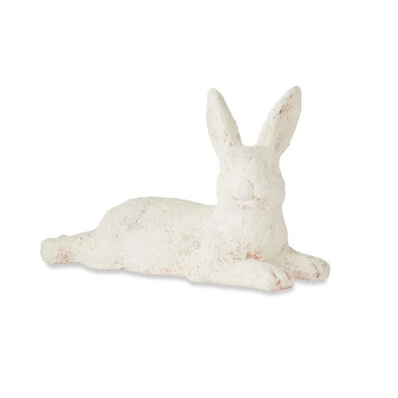 Walmart | Holiday | My Texas House Lying Bunny Figurine White Easter ...